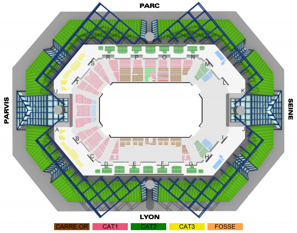 Sports Events 365 | Lady Gaga-Paris, France, Accor Arena - 06 Oct 2017 ...