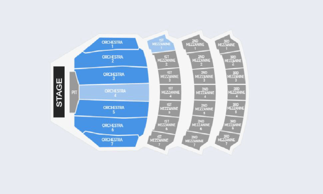 Radio City Seating Chart BROADWAY Theaters, Vintage Radio City Music